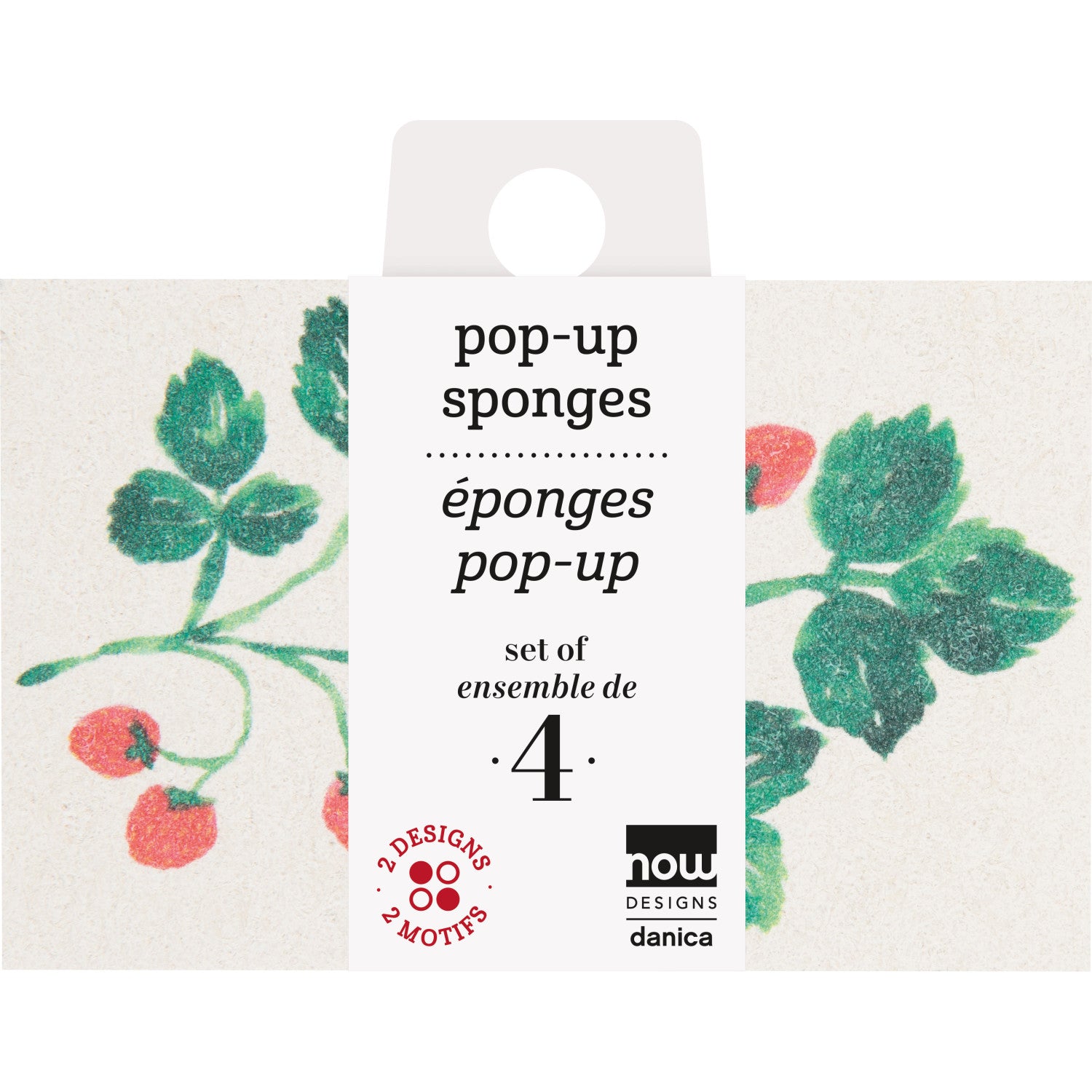 Compostable Pop Up Sponges Berry Bramble - Set of 4 – Pretty Clean Shop