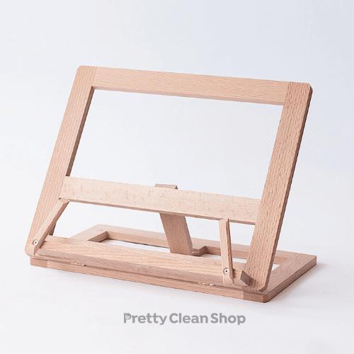 Wooden Book Holder / Stand – Pretty Clean Shop